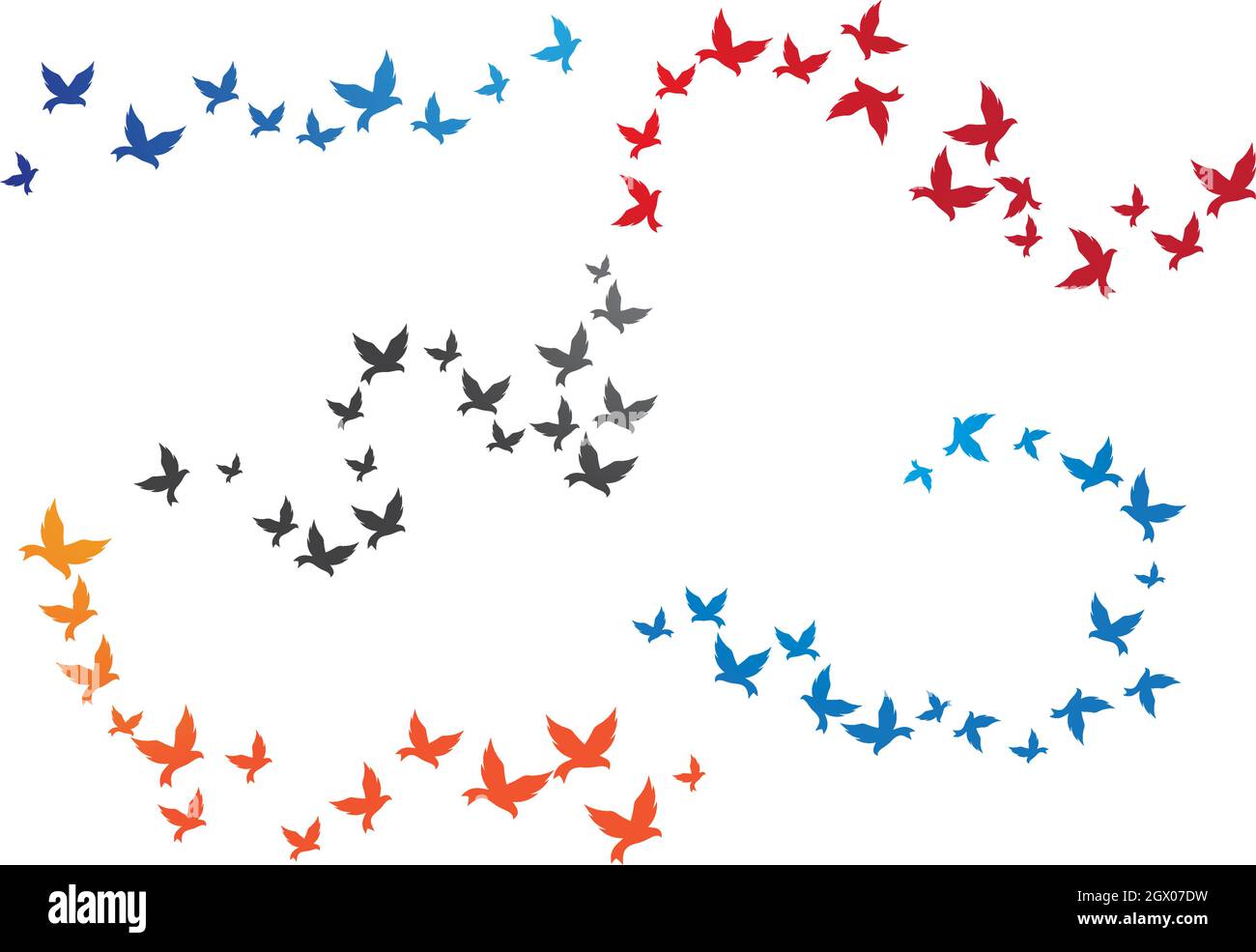Bird background Template vector illustration Stock Vector Image & Art ...