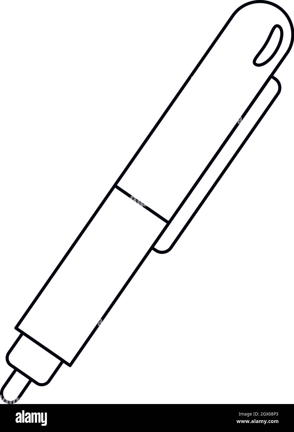 Pen Outline High Resolution Stock Photography and Images - Alamy
