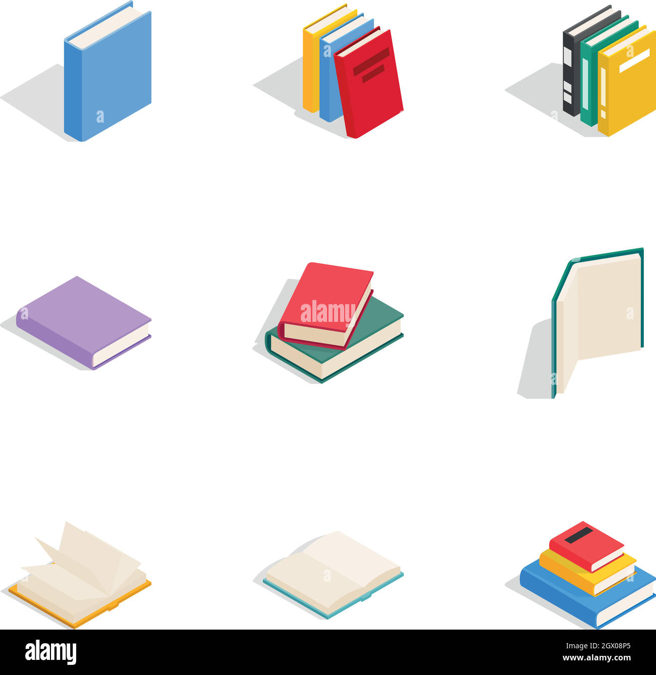 Learning icons set, isometric 3d style Stock Vector Image & Art - Alamy