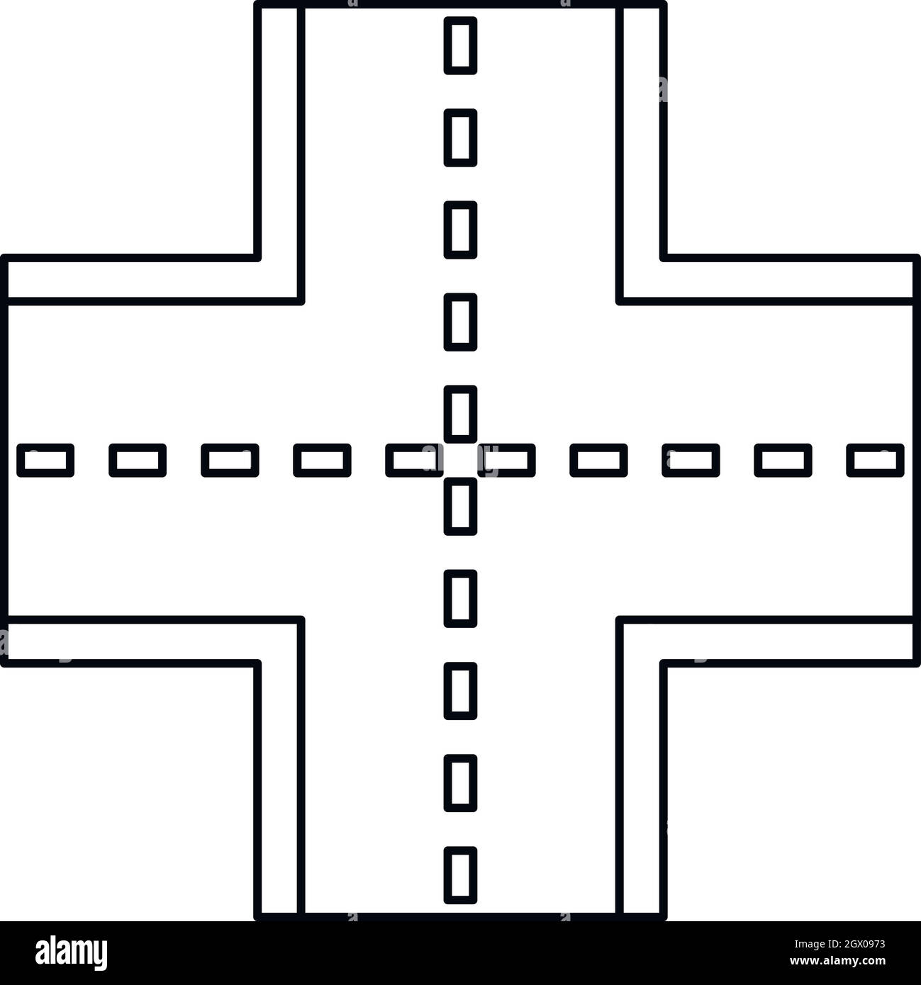 Lane outline map hi-res stock photography and images - Alamy