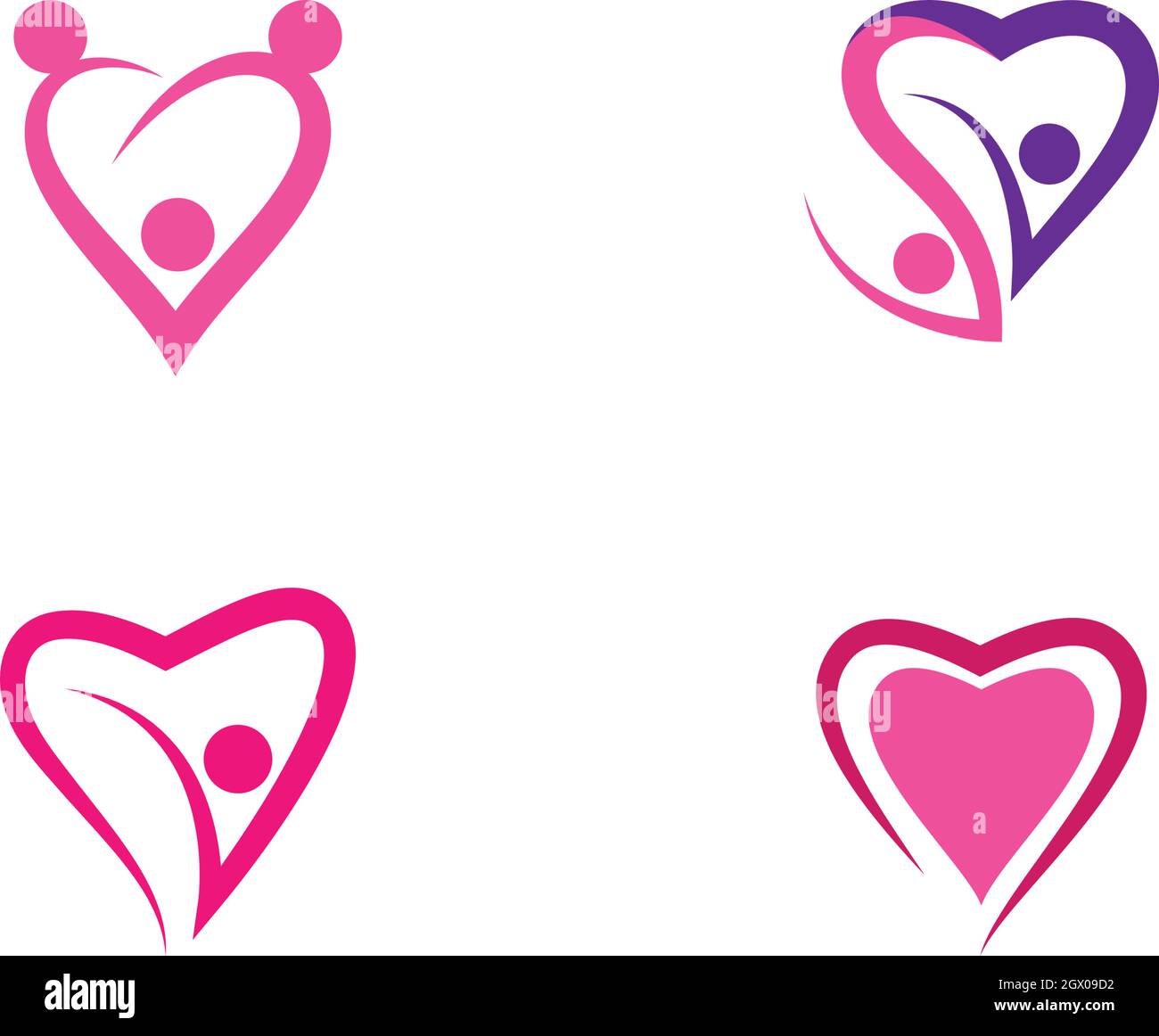 Love Logo Vector icon illustration designTemplate Stock Vector Image ...