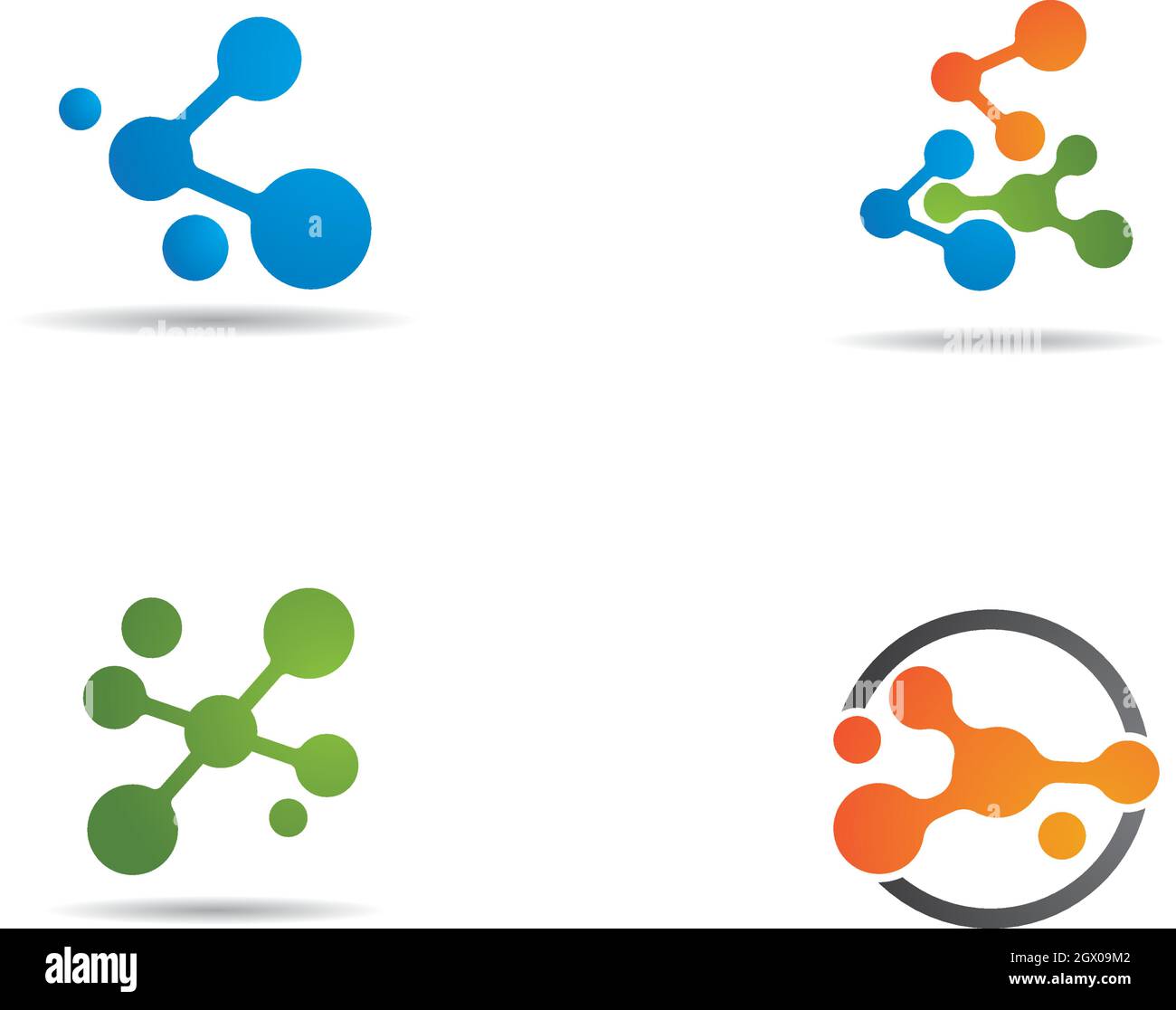 molecule logo vector icon template Stock Vector Image & Art - Alamy