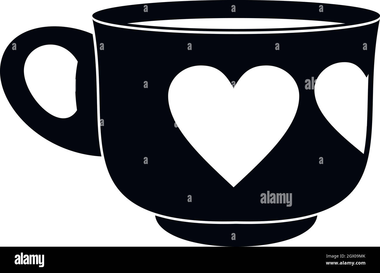 Cup icon, simple style Stock Vector Image & Art - Alamy