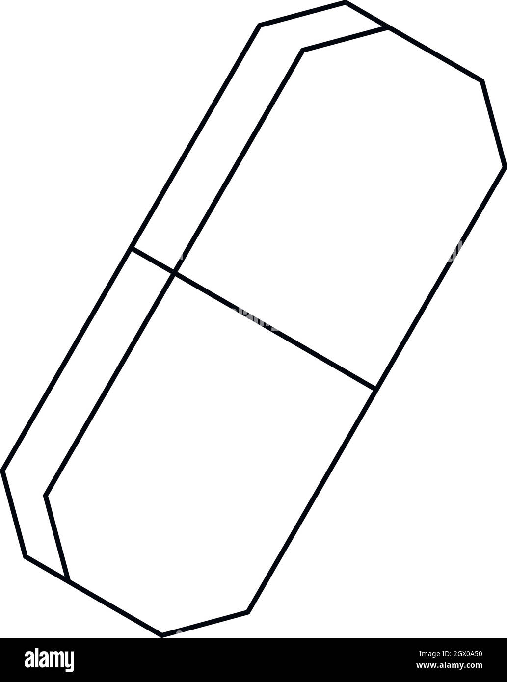 Eraser vector Cut Out Stock Images & Pictures - Alamy