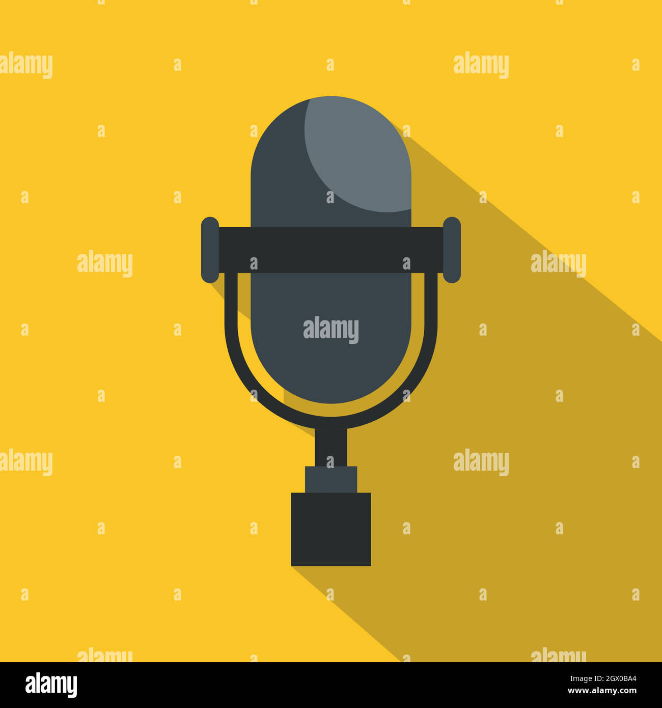 Vintage concert microphone Stock Vector Images - Alamy