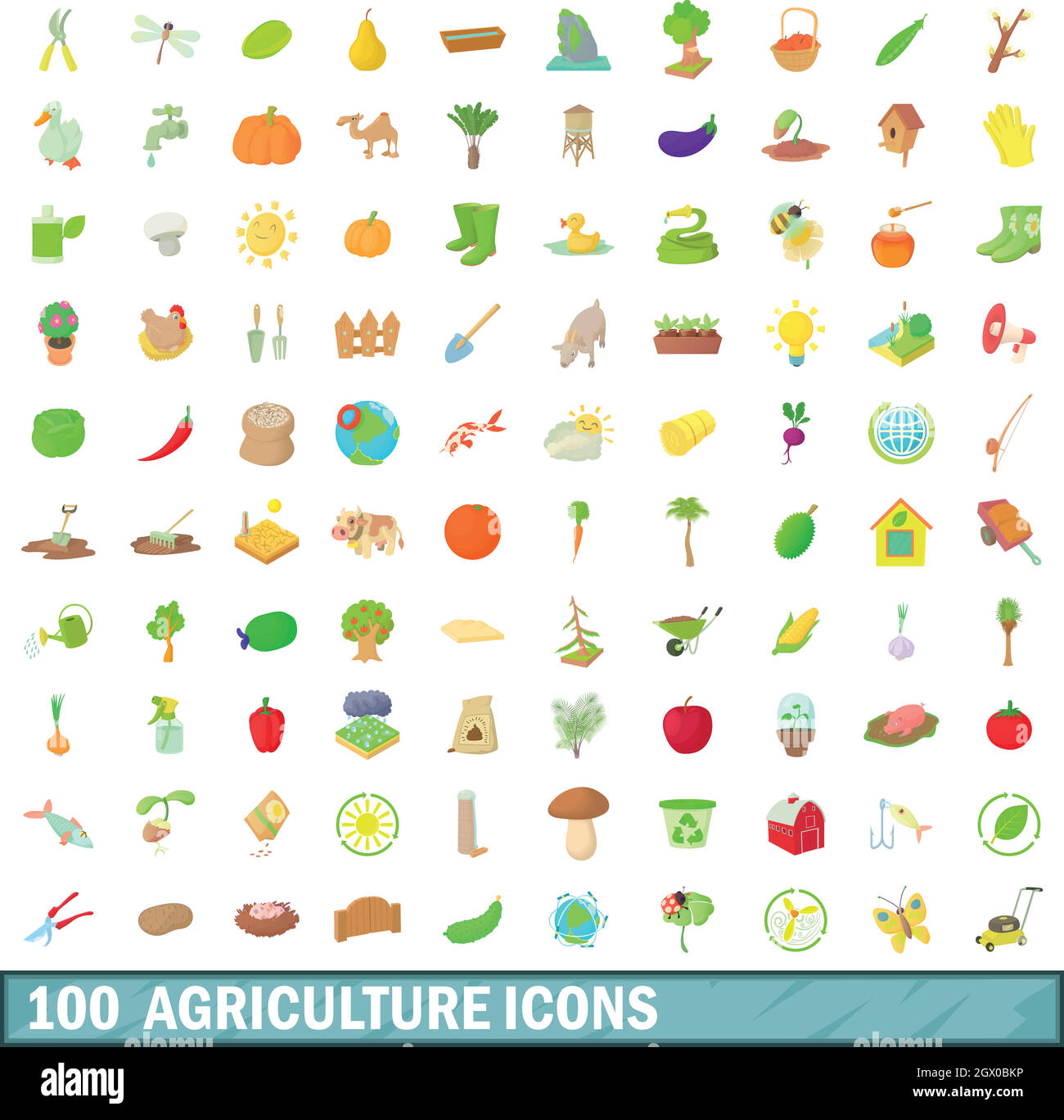 Retro cartoon summer vegetable Stock Vector Images - Alamy