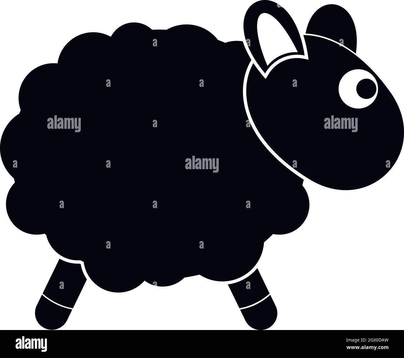 Sheep and cattle Stock Vector Images - Alamy