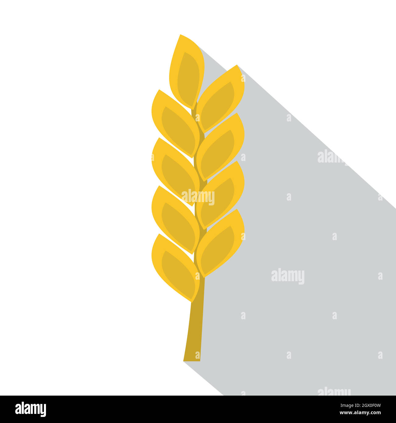 Spike icon, flat style Stock Vector Image & Art - Alamy