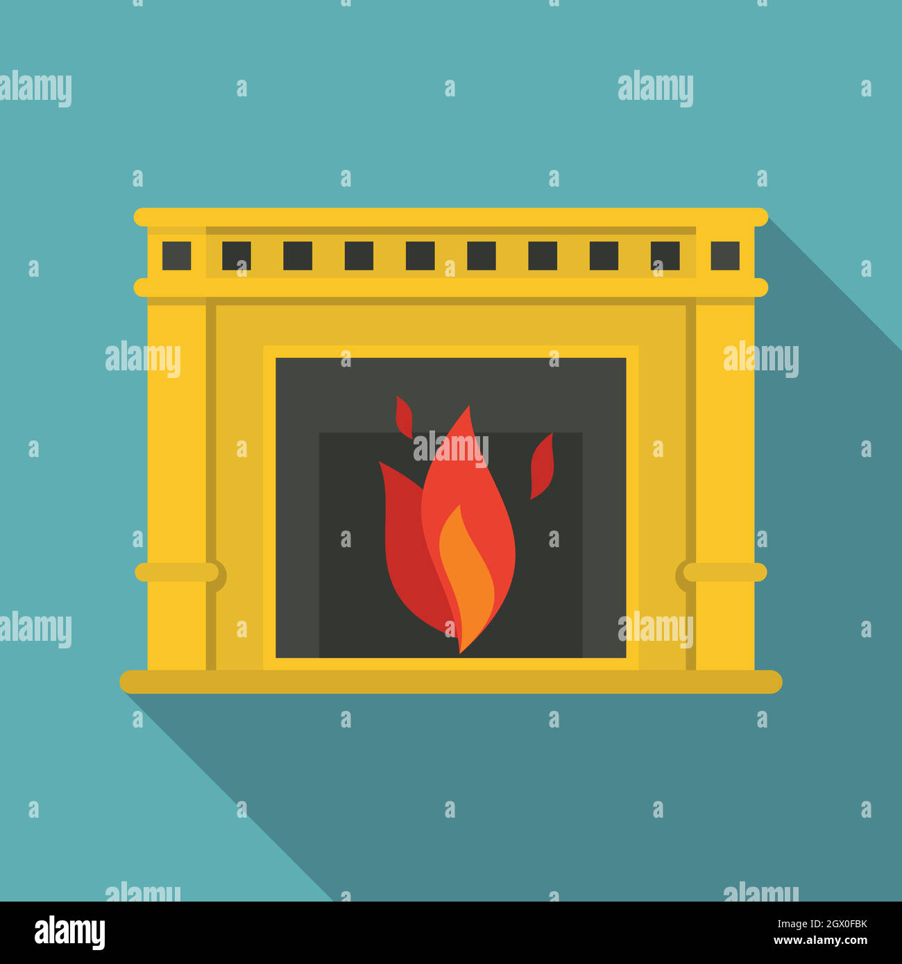 Fake fire Stock Vector Images - Alamy