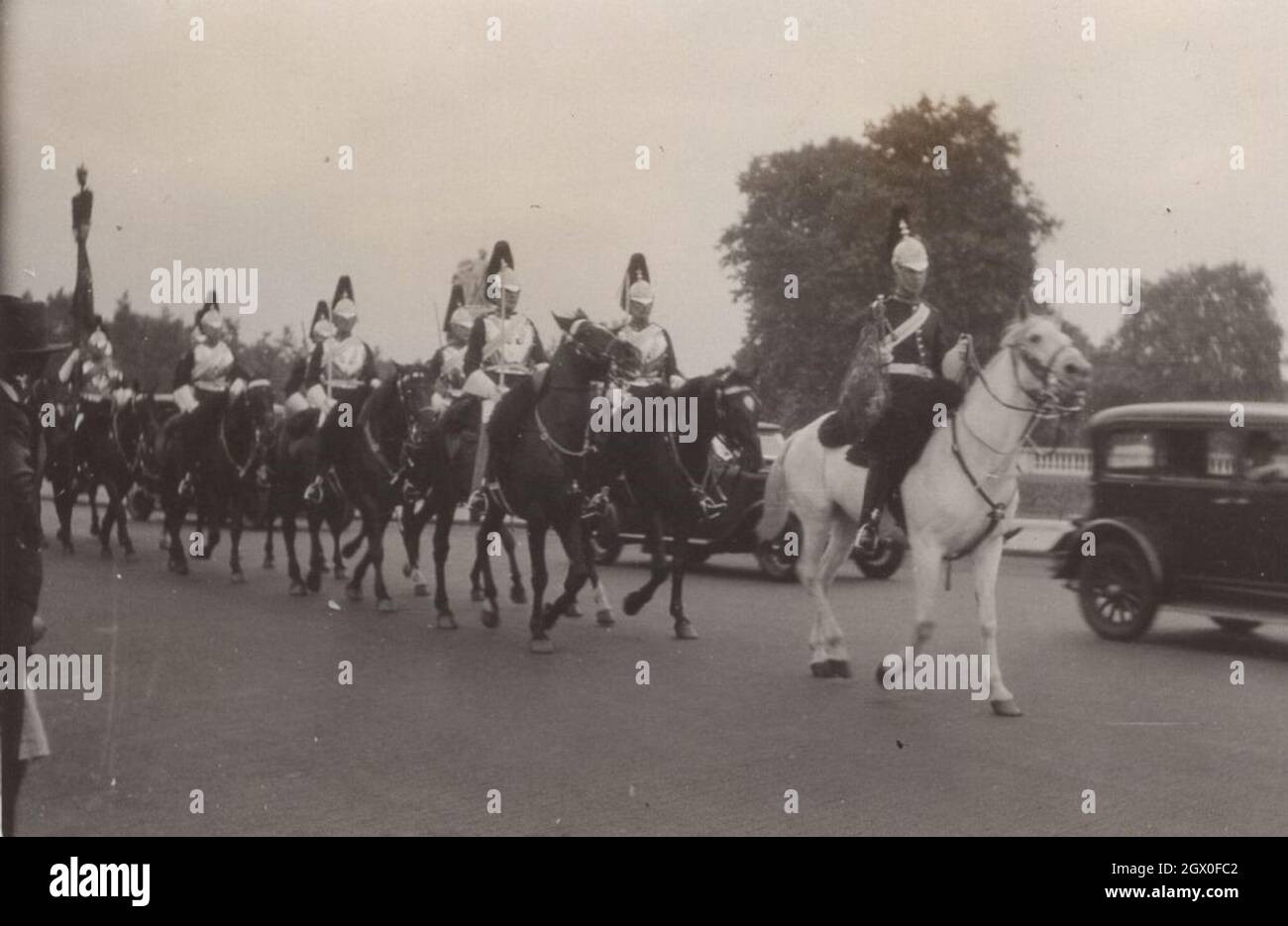 Rare photograph from the 1920's or 1930's. Royal Horse Guards are ...