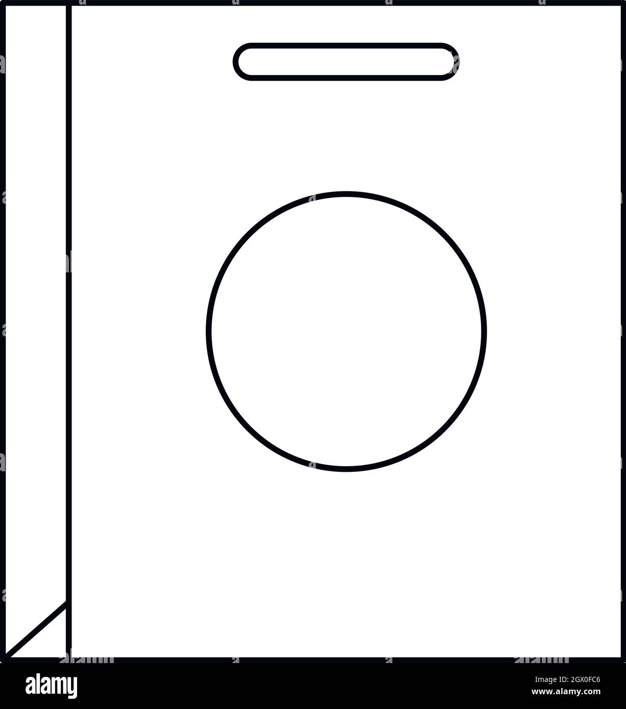 Paper store icon outline Stock Vector Images - Alamy