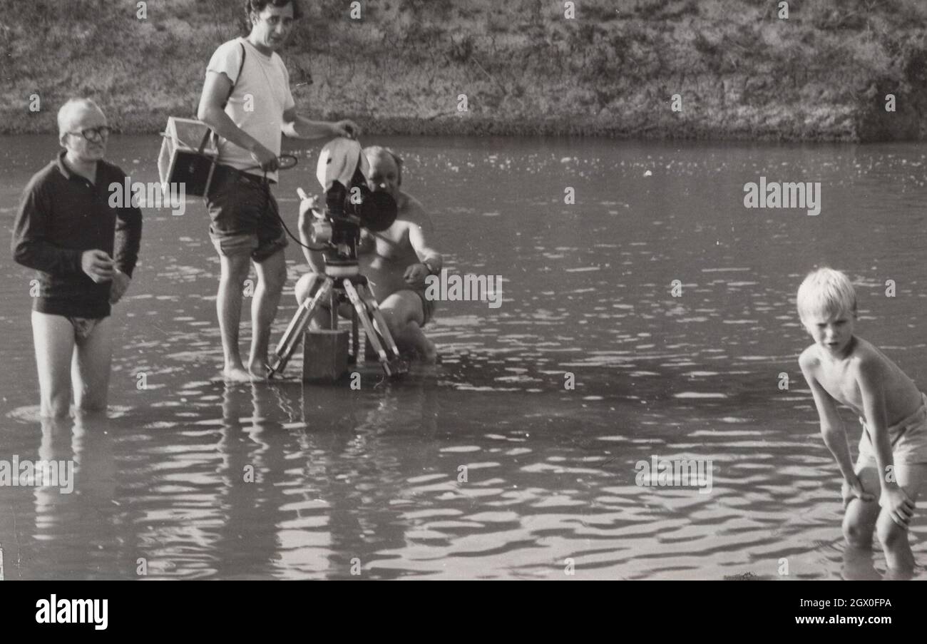 Super rare photograph from the 1970's. We are in the middle of filming ...