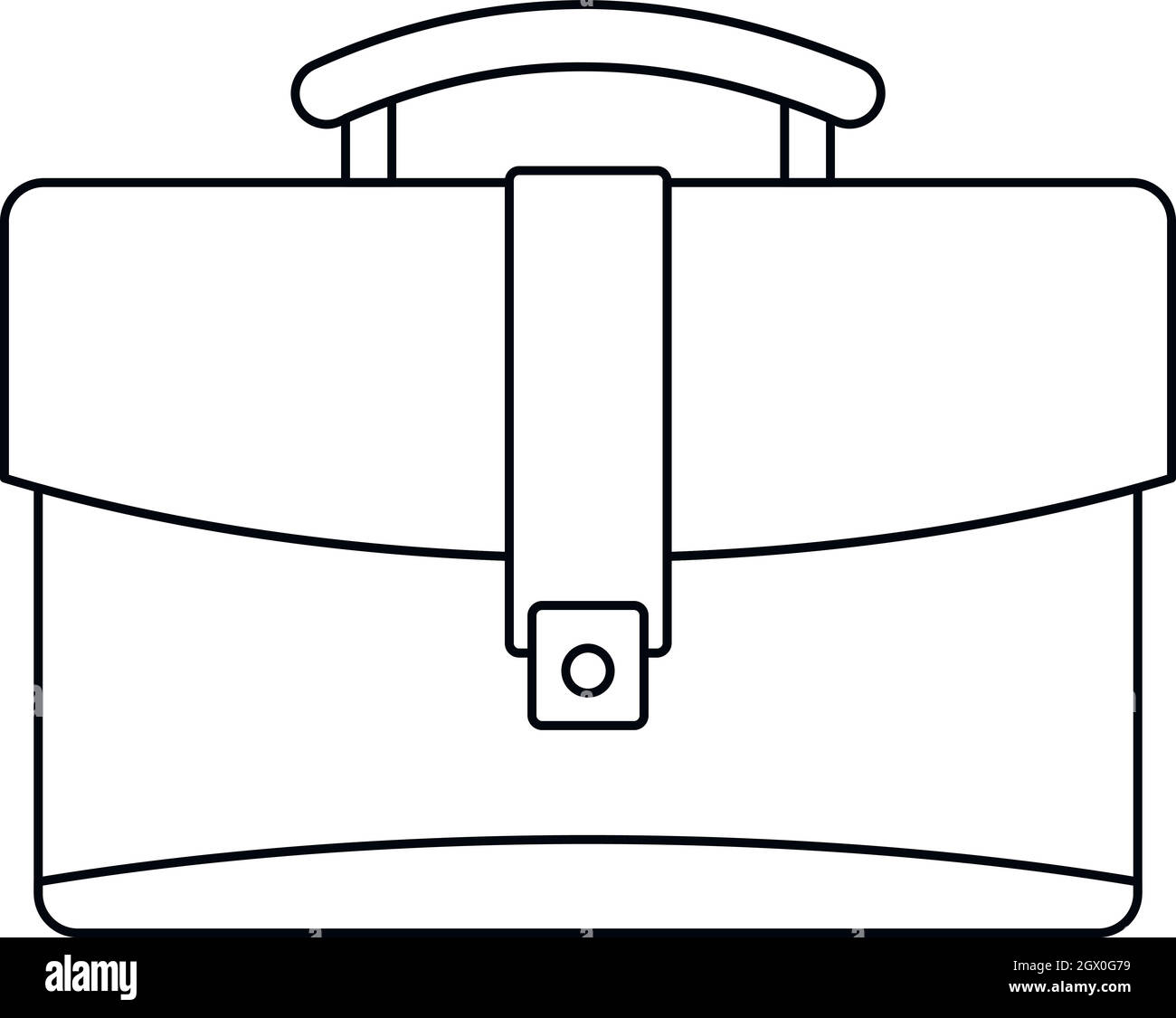 Leather briefcase vector Stock Vector Images - Alamy