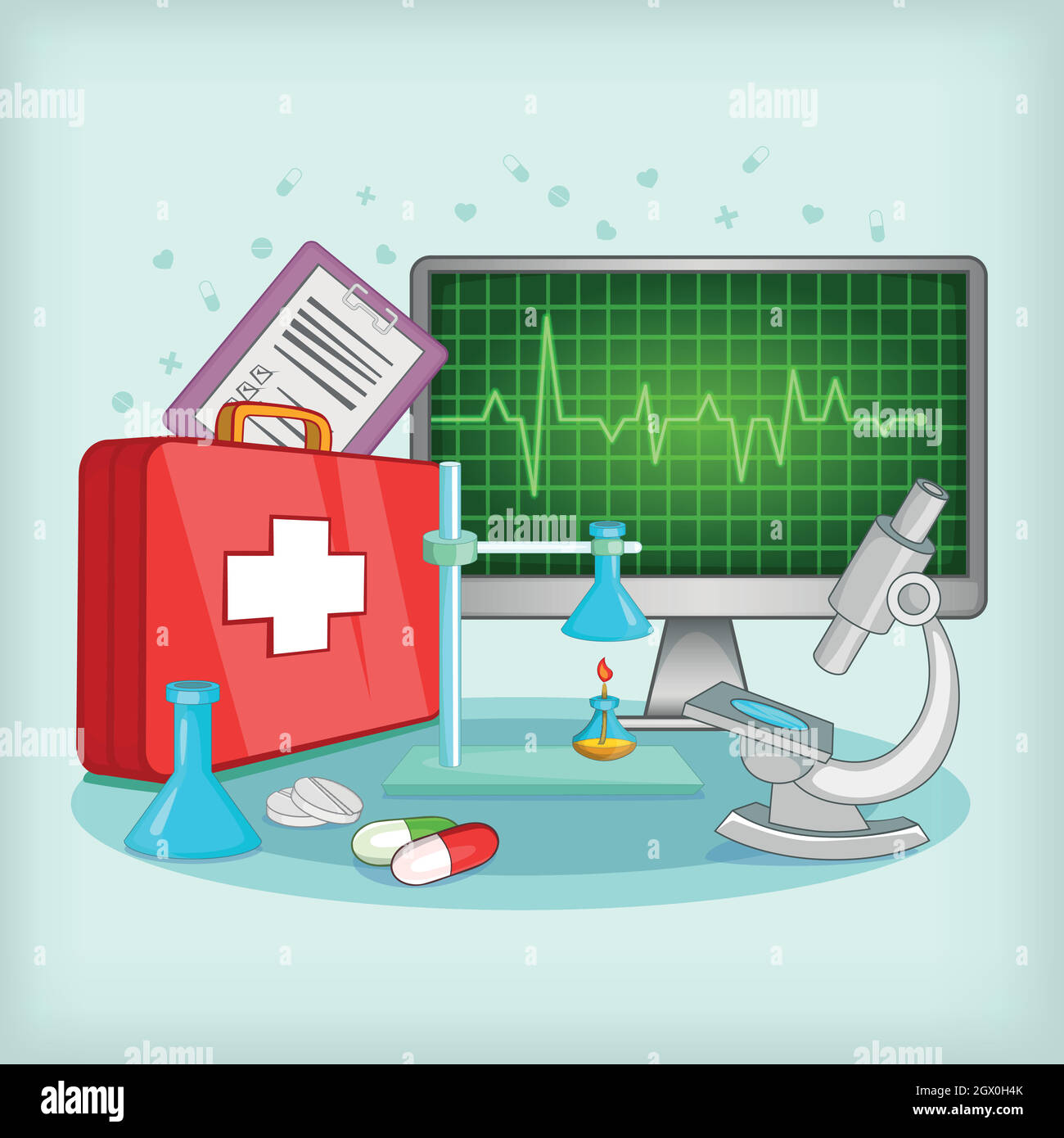 Medicine concept, cartoon style Stock Vector Image & Art - Alamy