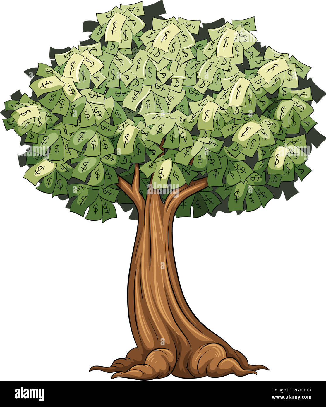 Money tree Cut Out Stock Images & Pictures - Alamy