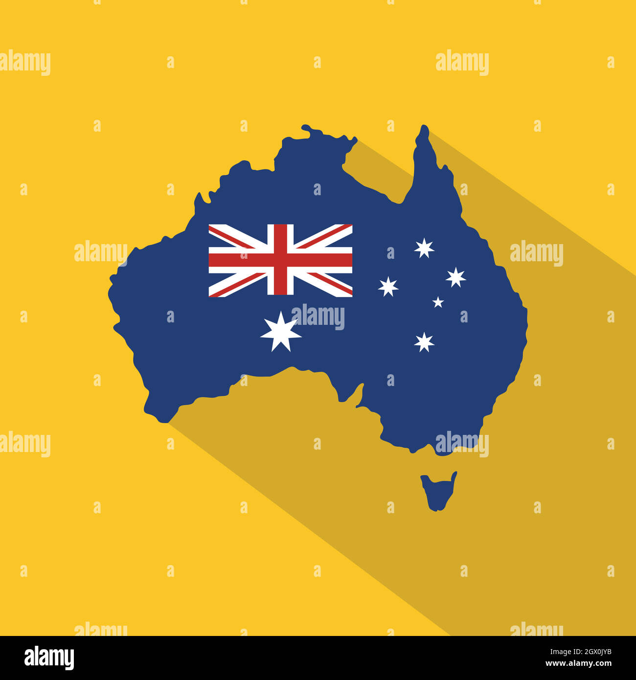 Australia icon, flat style Stock Vector Image & Art - Alamy