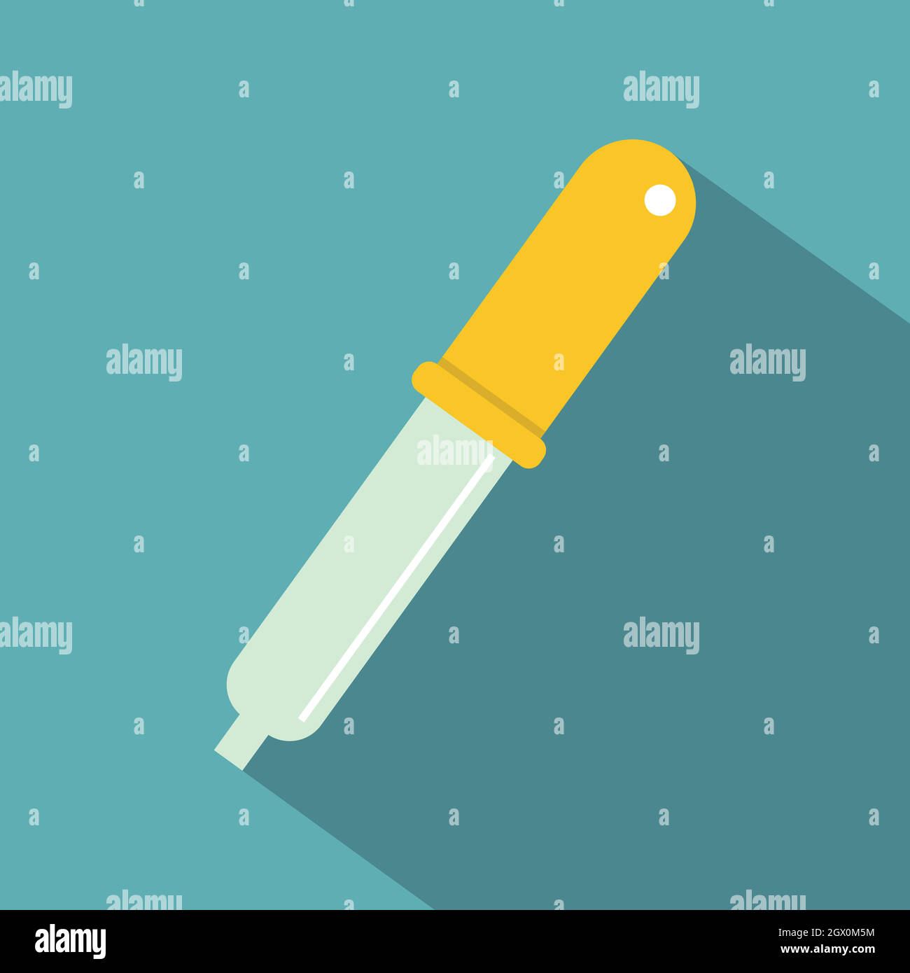 Color picker pipette icon, flat style Stock Vector Image & Art - Alamy