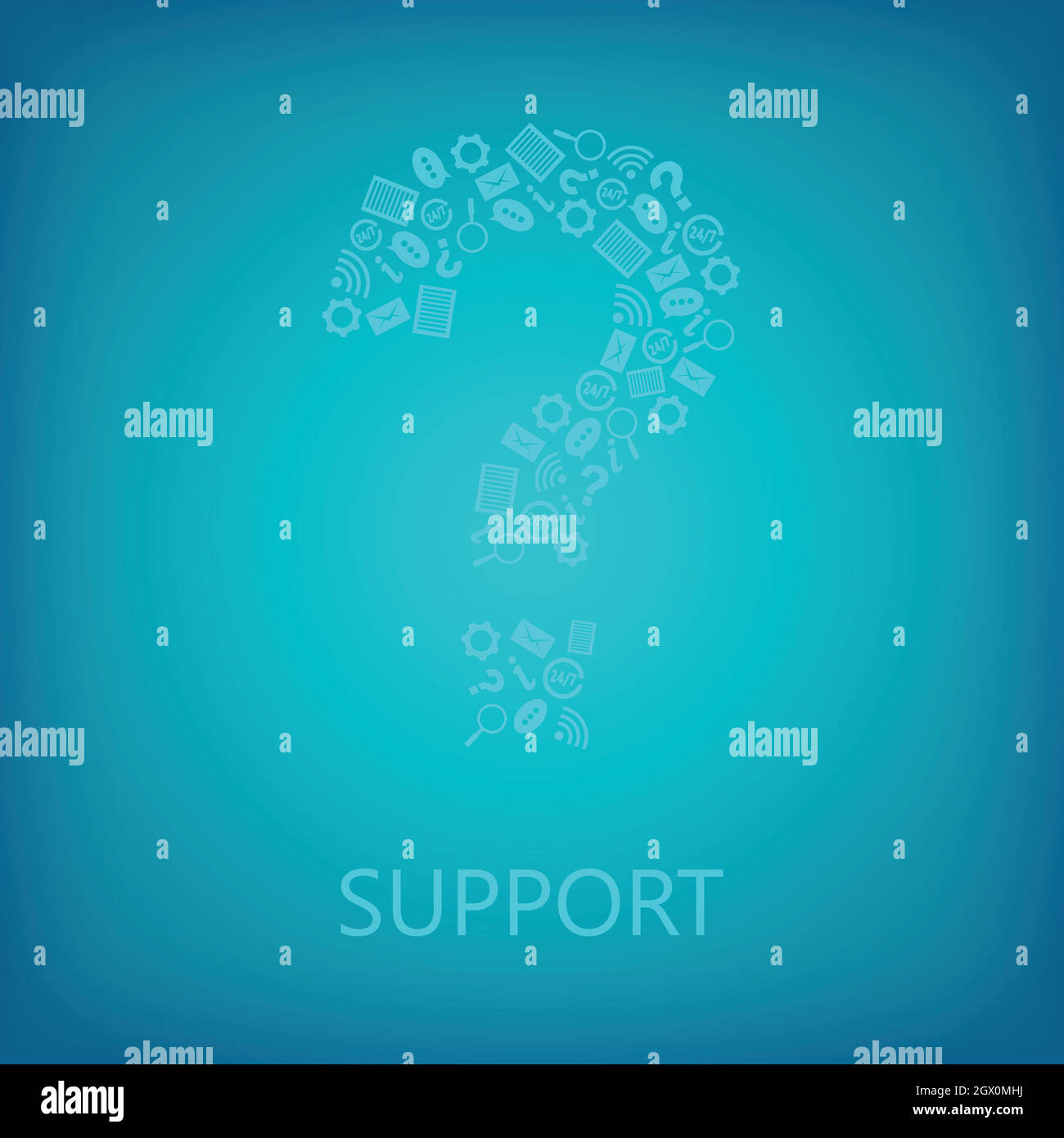 Customer support concept illustration Stock Vector Images - Alamy