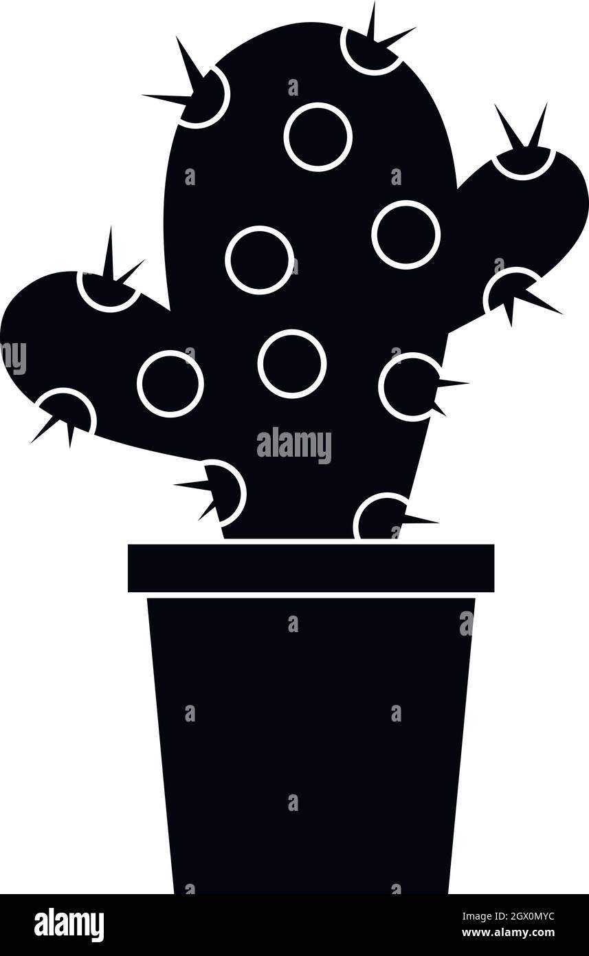 Cactus icon, simple style Stock Vector Image & Art - Alamy