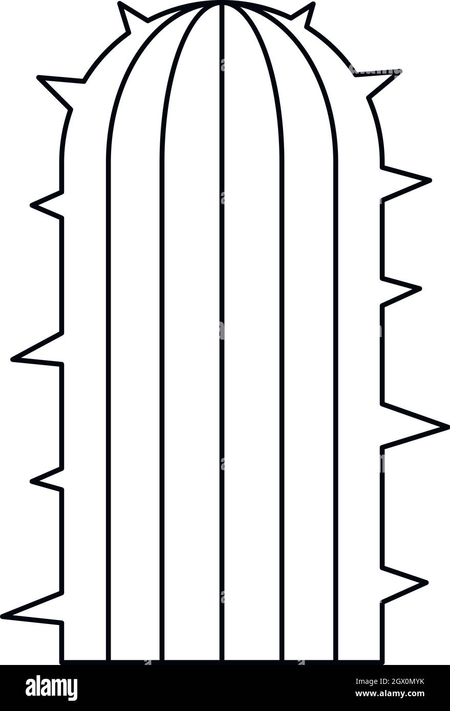 Saguaro cacti landscape Stock Vector Images - Alamy