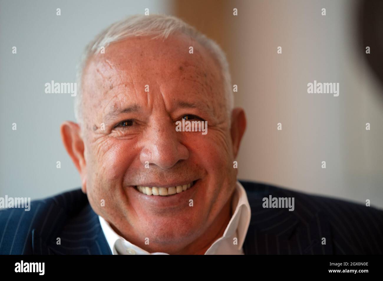 Duisburg, Germany. 30th Sep, 2021. Selahattin Civelek, 71, a guest ...