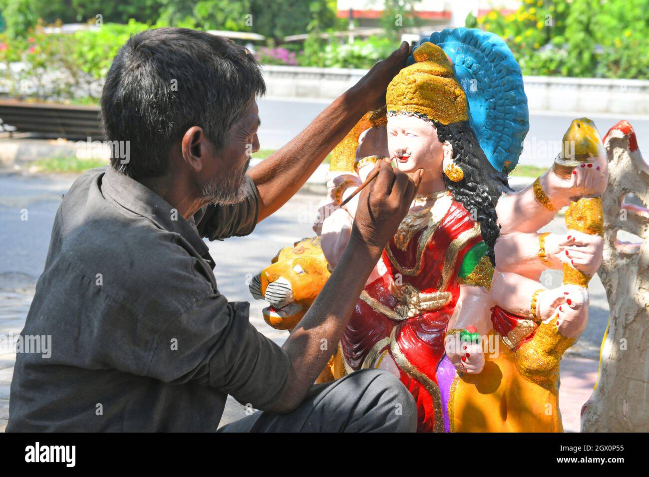 Daily street market in jaipur hi-res stock photography and images - Alamy