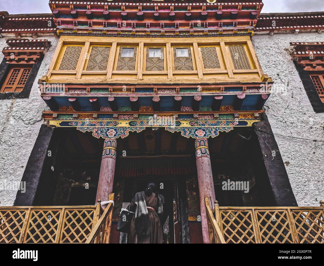 Exterior Of Temple Outside Building Stock Photo - Alamy