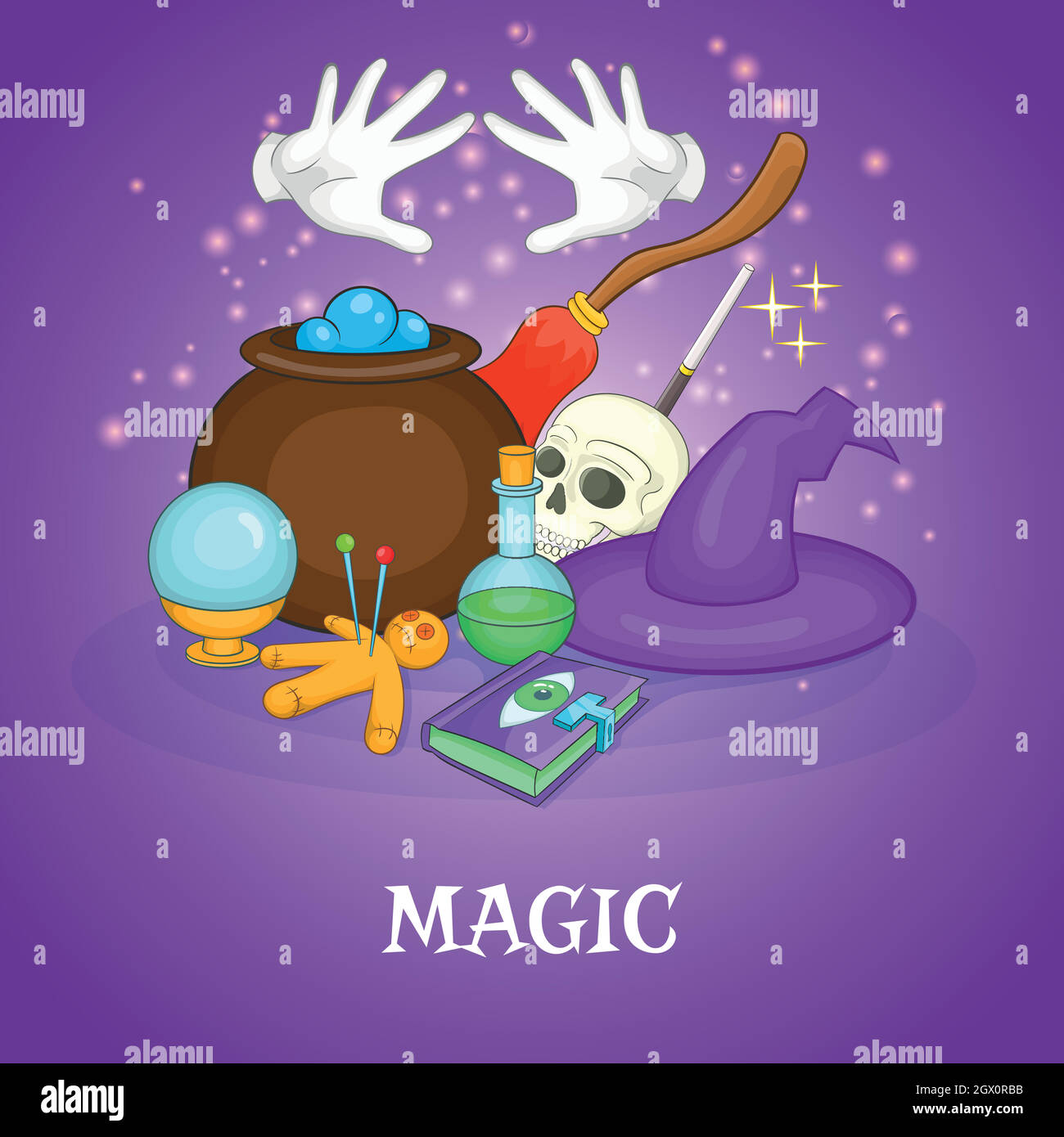 Magic rituals Stock Vector Images - Alamy