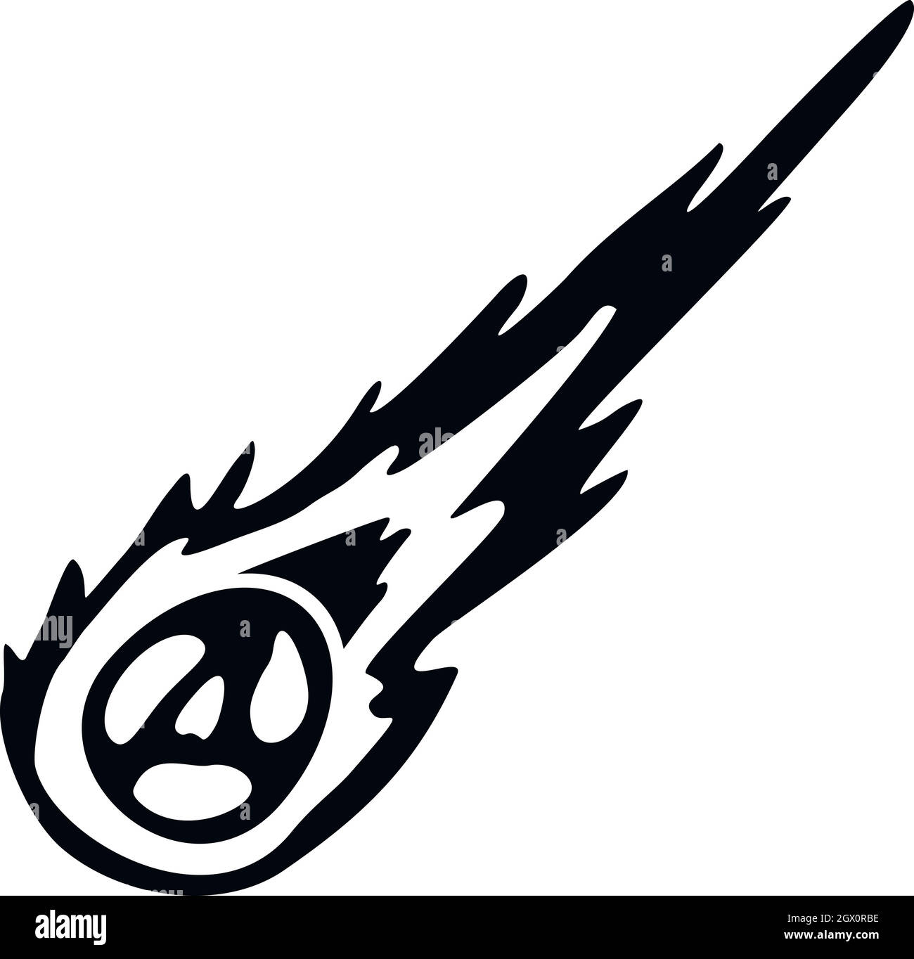 Meteorite icon, simple style Stock Vector Image & Art - Alamy