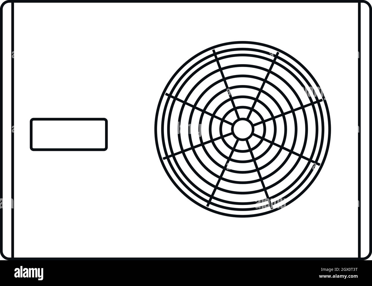 Air compressor icon, outline style Stock Vector Image & Art - Alamy
