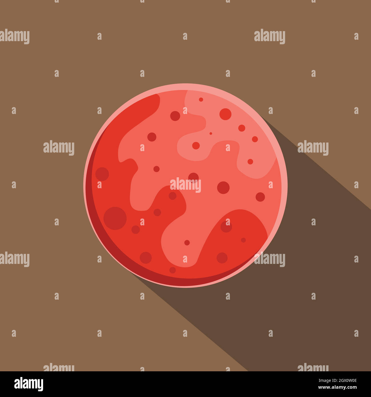 Mars icon, flat style Stock Vector Image & Art - Alamy