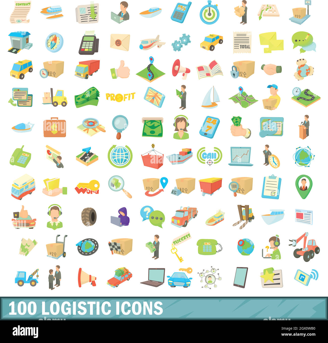 Delivery logistics web icons Stock Vector Images - Alamy