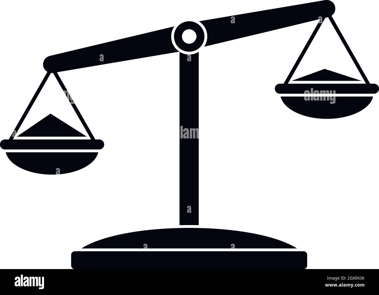 Retro scales icon, simple style Stock Vector Image & Art - Alamy