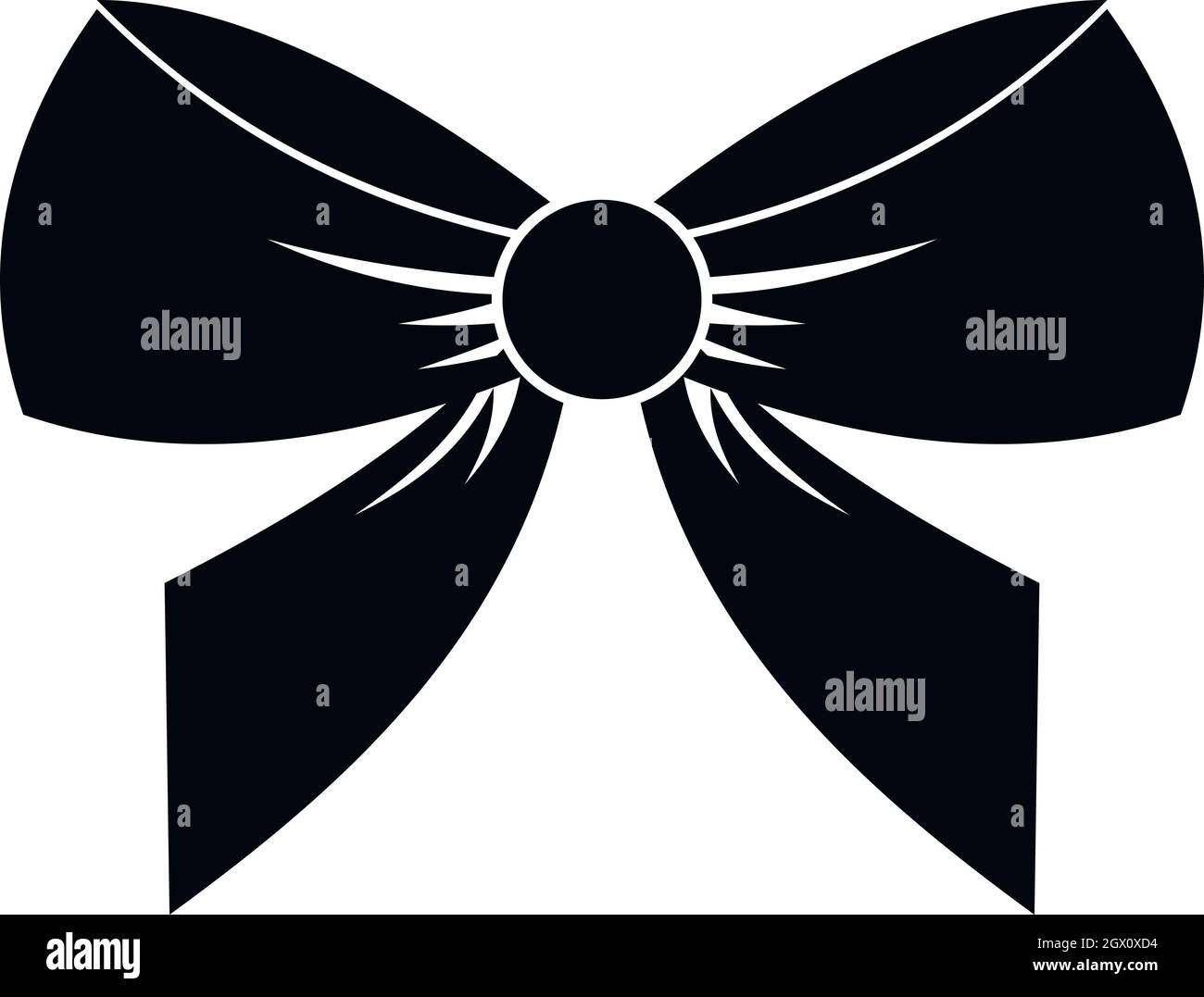 Bow icon, simple style Stock Vector Image & Art - Alamy