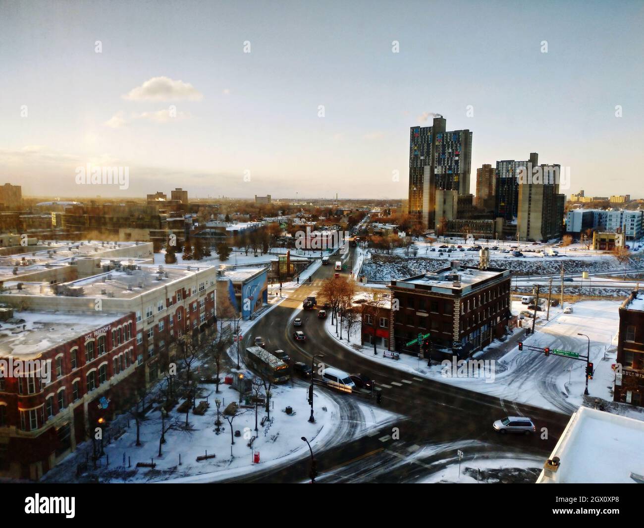 Downtown minneapolis street view hi-res stock photography and images ...