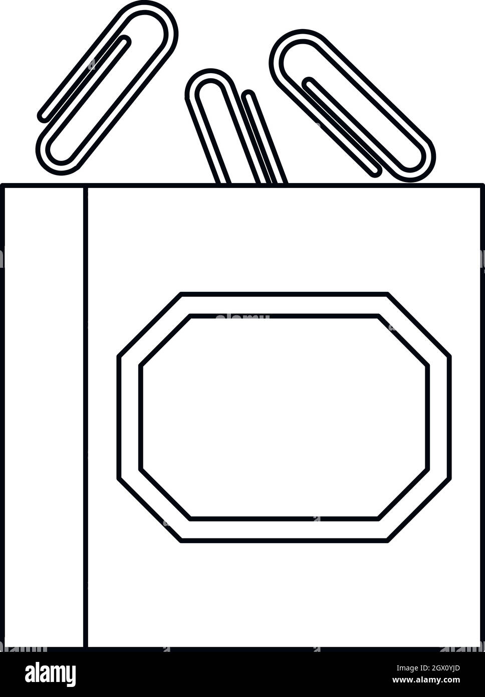 Attachment clips Stock Vector Images - Alamy