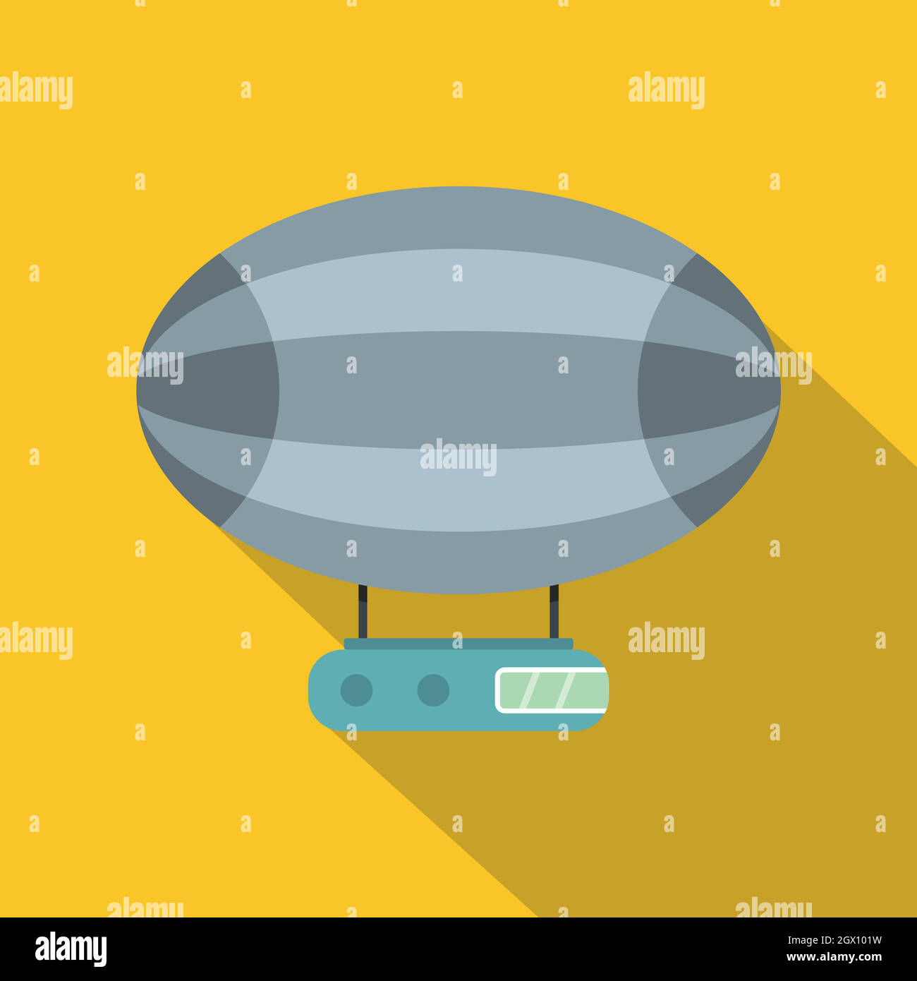 Gondola lift flat vector Stock Vector Images - Alamy