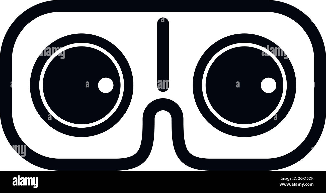 Game glasses icon, simple style Stock Vector Image & Art - Alamy