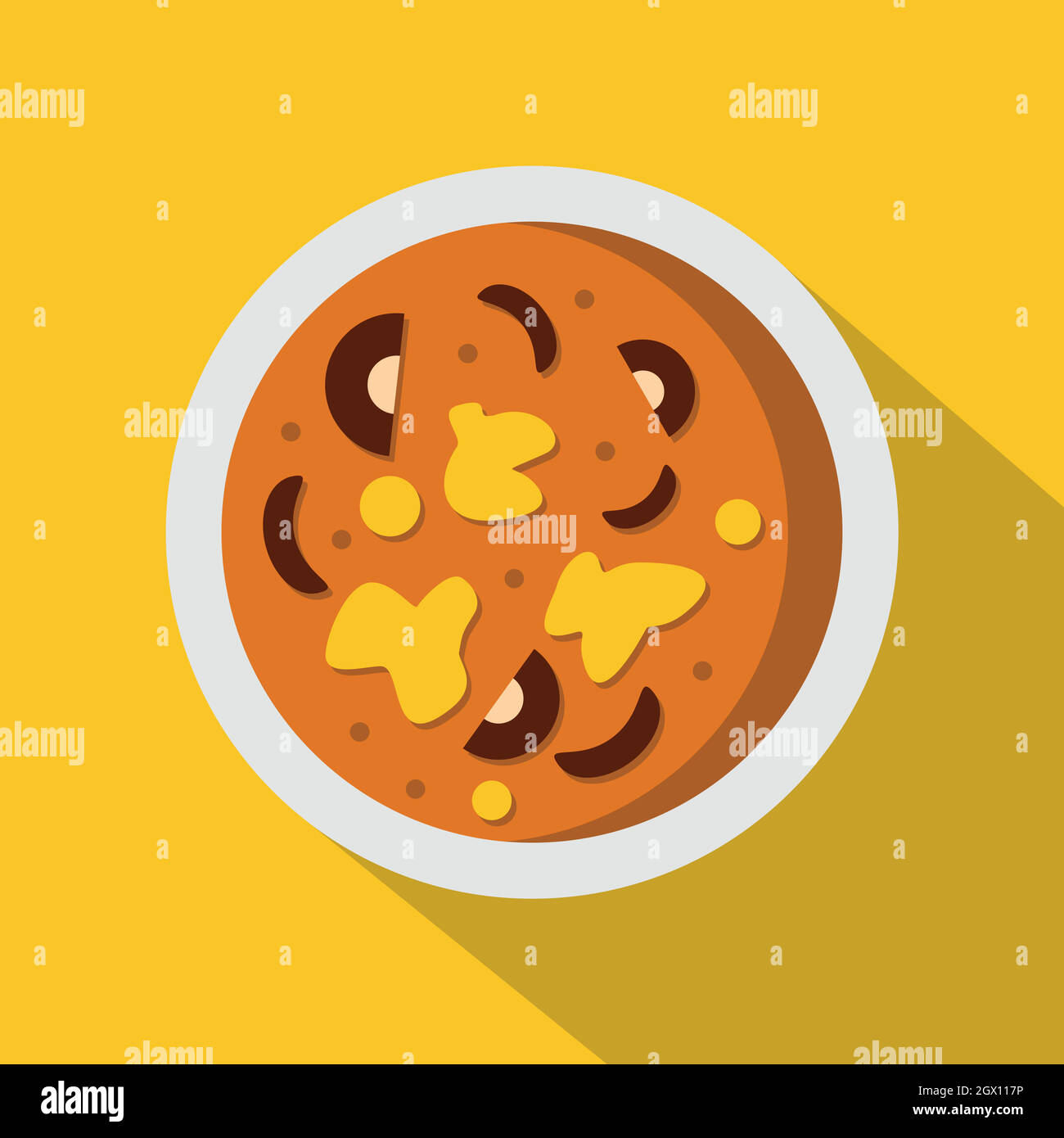 Asian hot dish icon, flat style Stock Vector Image & Art - Alamy