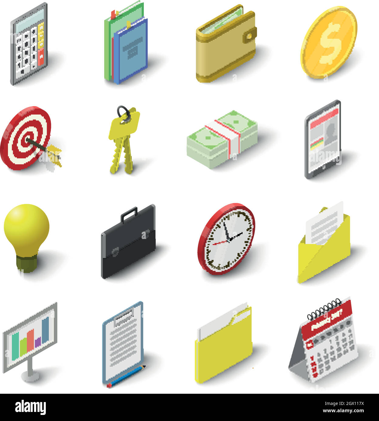 Wallet money isometric 3d icon hi-res stock photography and images - Alamy