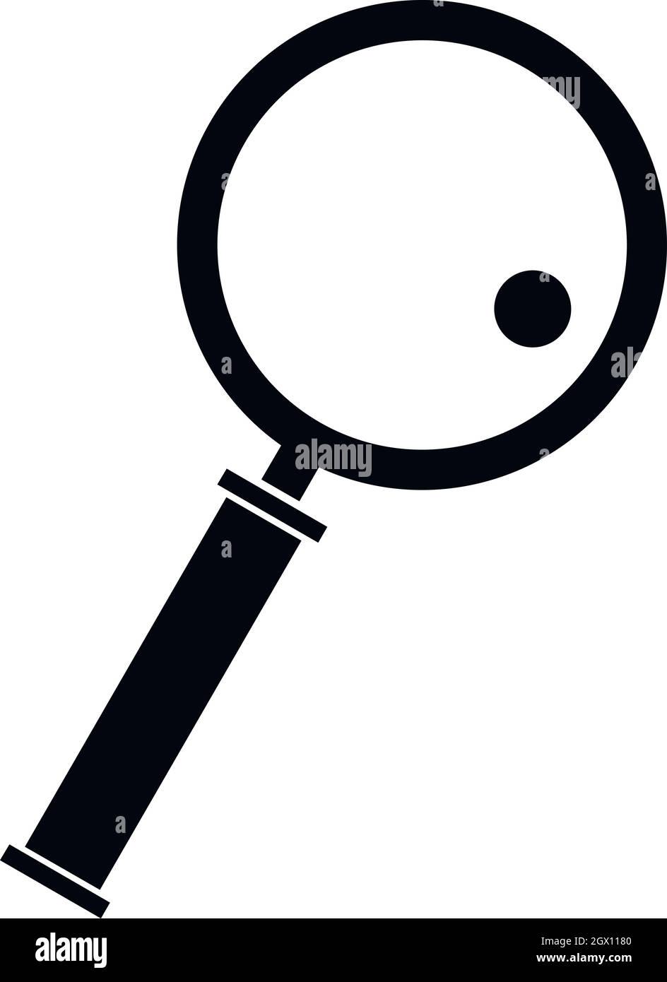 Loupe icon, simple style Stock Vector Image & Art - Alamy