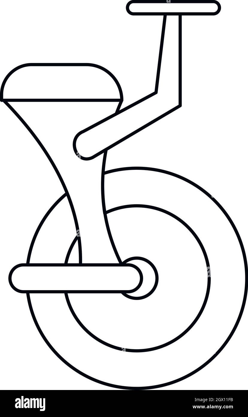 Electrical solo wheel icon, outline style Stock Vector Image & Art - Alamy