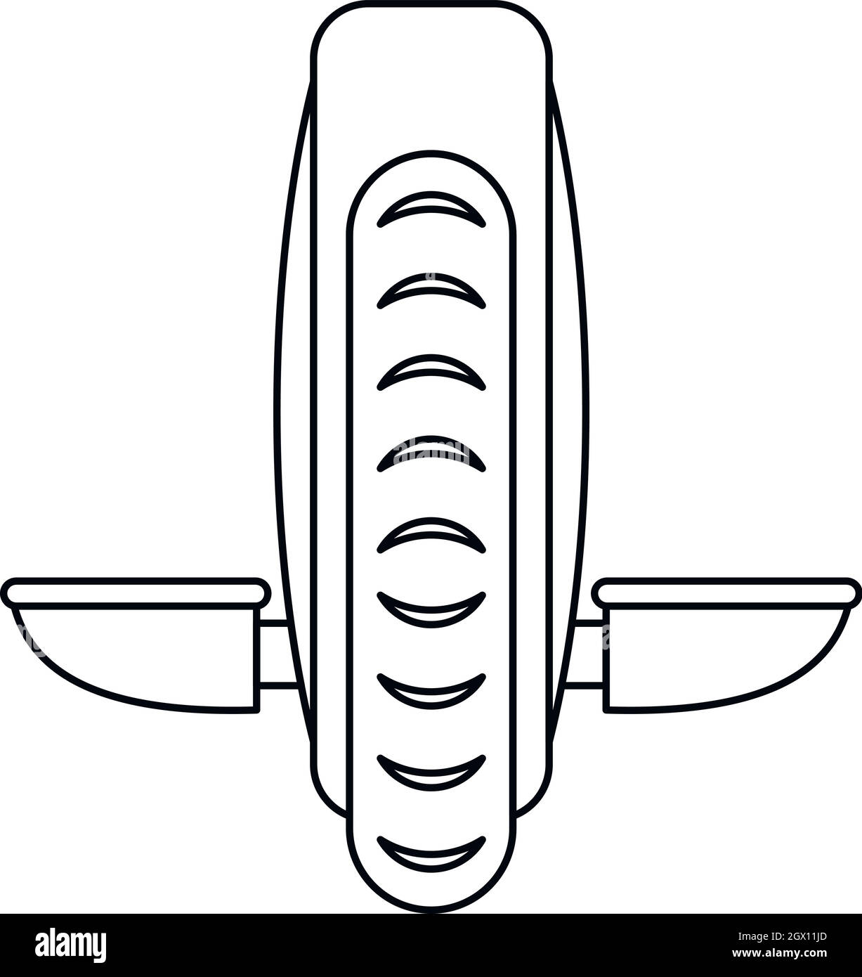 Mono scootering Stock Vector Images - Alamy