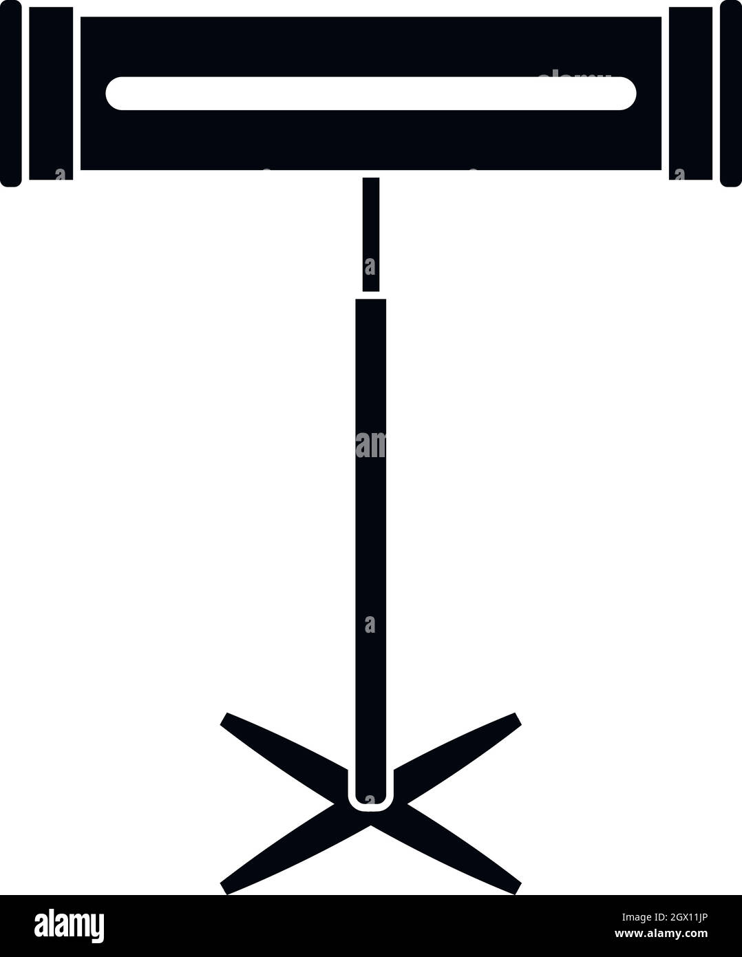 Electric heater icon, simple style Stock Vector Image & Art - Alamy