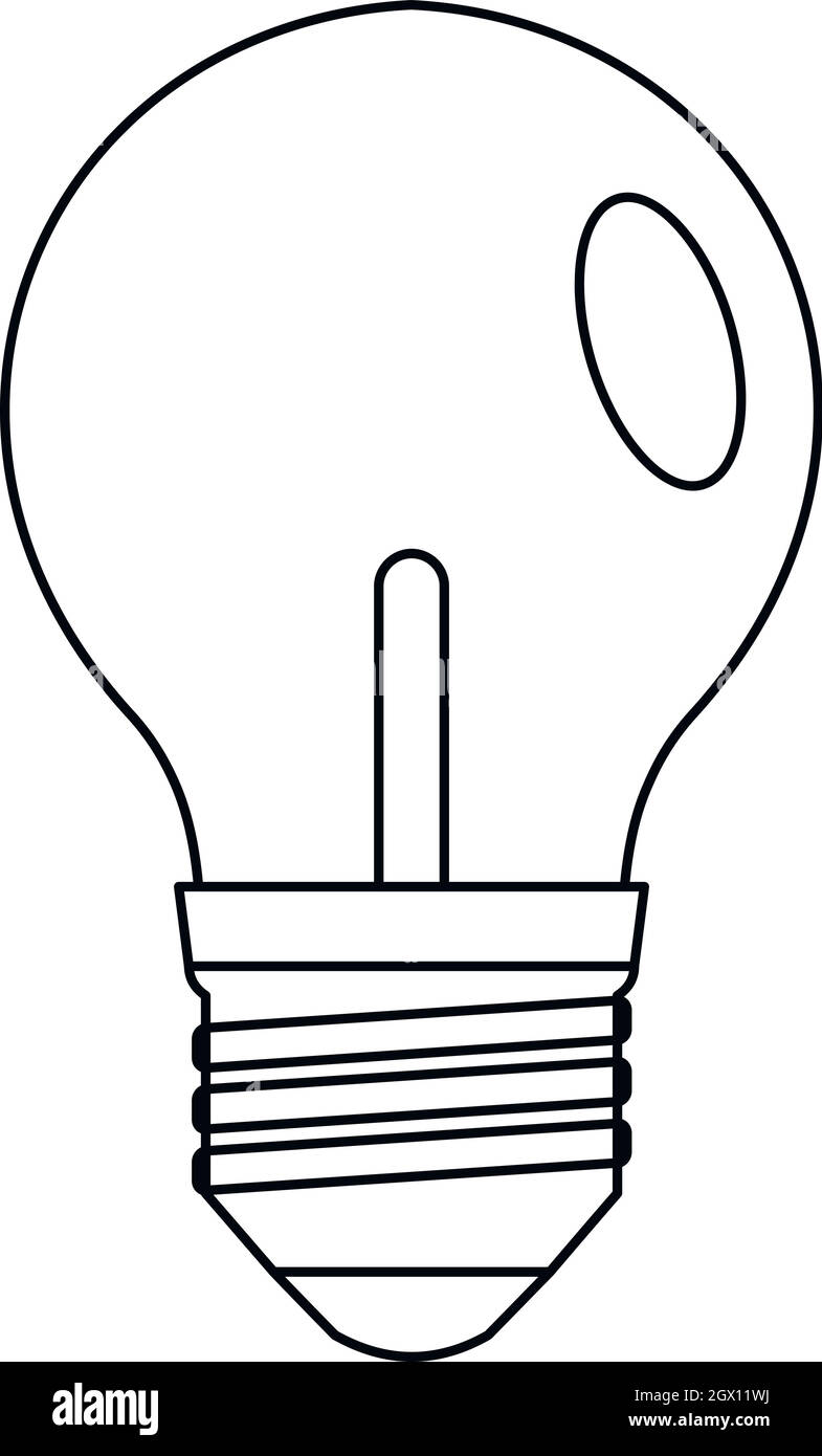 Bulb outline hi-res stock photography and images - Alamy