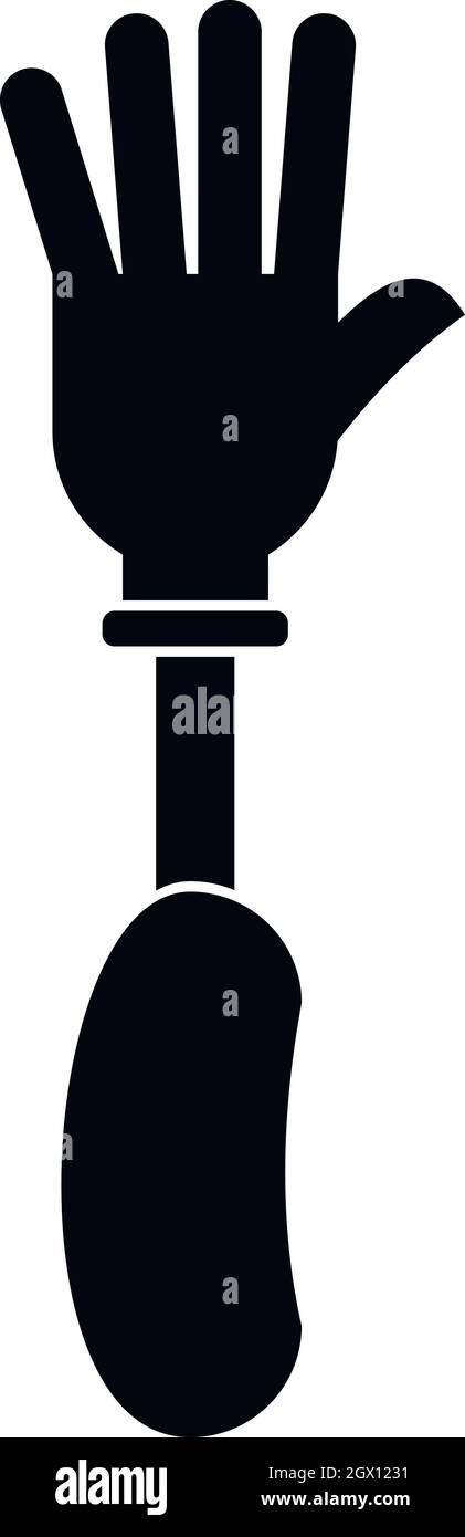 Prosthesis hand icon, simple style Stock Vector Image & Art - Alamy