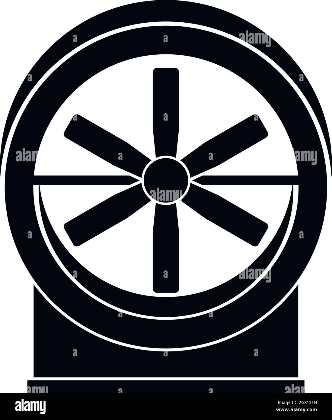 Fan icon, simple style Stock Vector Image & Art - Alamy