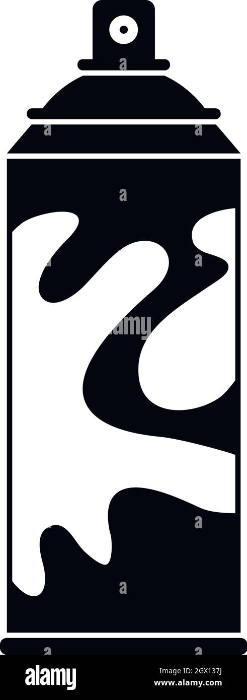 Colored spray icon, simple style Stock Vector Image & Art - Alamy