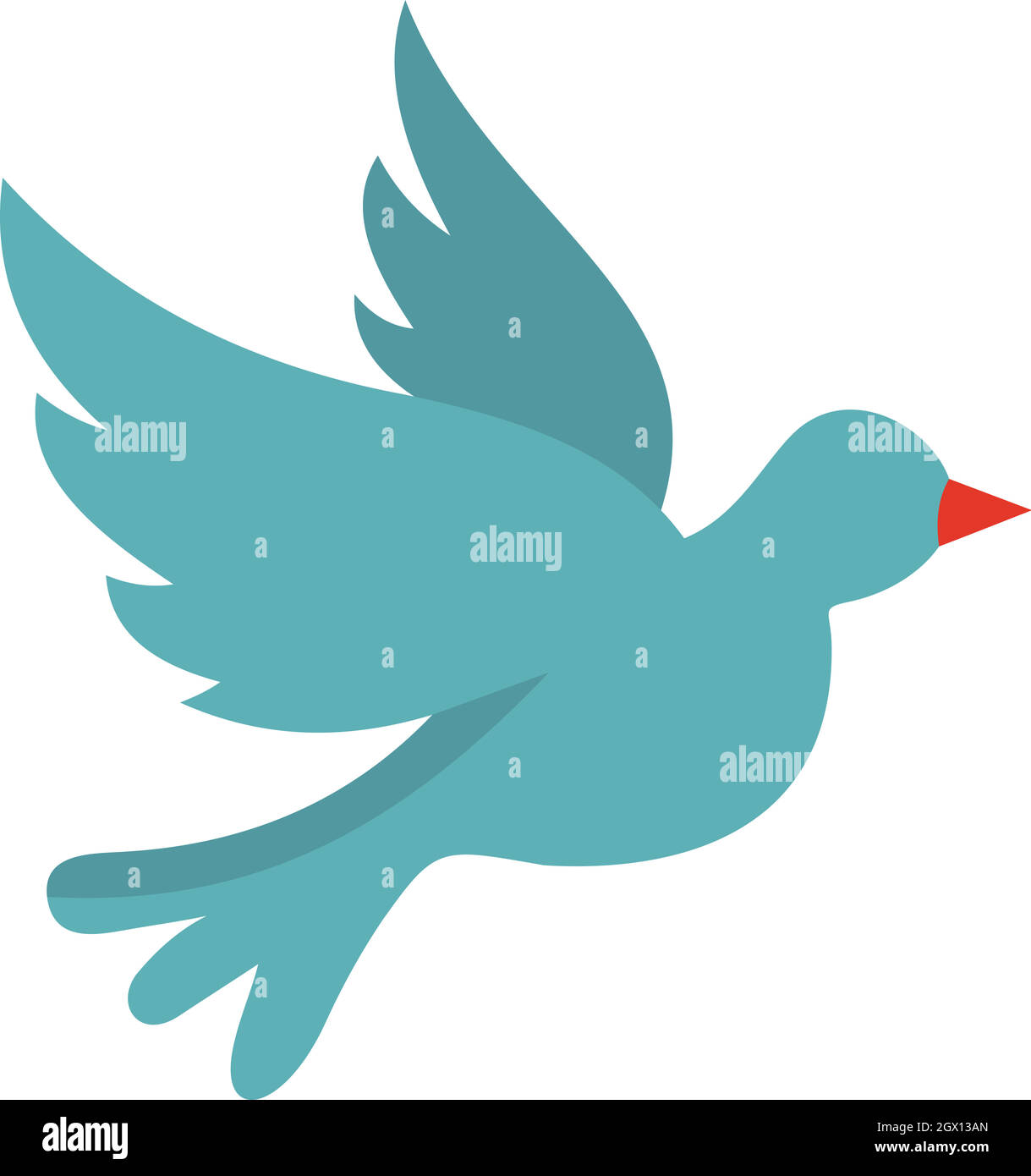 Flat blue cross Cut Out Stock Images & Pictures - Alamy