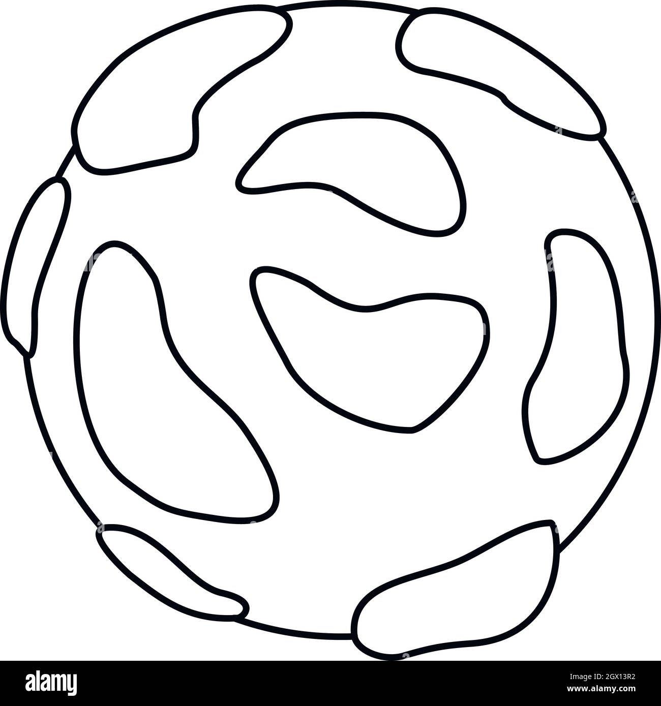 Beautiful planet icon, outline style Stock Vector Image & Art - Alamy